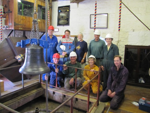 2012 | Hanging the new bells – Wimborne Minster Bell Ringers